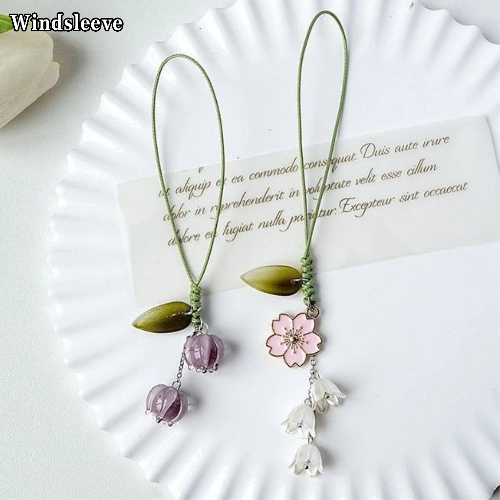 Jual Strap Hp Cute Flower Tulips / Phone strap beads / Tali hp estetik ...