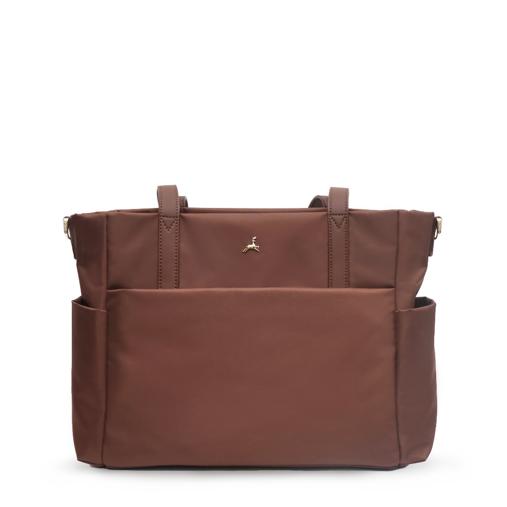 Jual POVILO AKAR TOTE BROWN | Shopee Indonesia