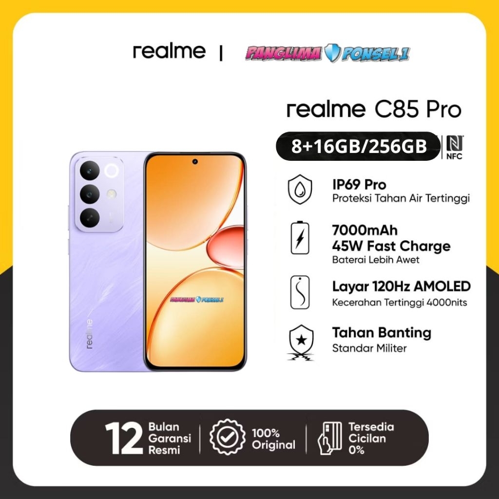Jual Realme C85 Pro [24GB Ram 256GB Rom] 7000MaH Amoled 120Hz Smoot ...