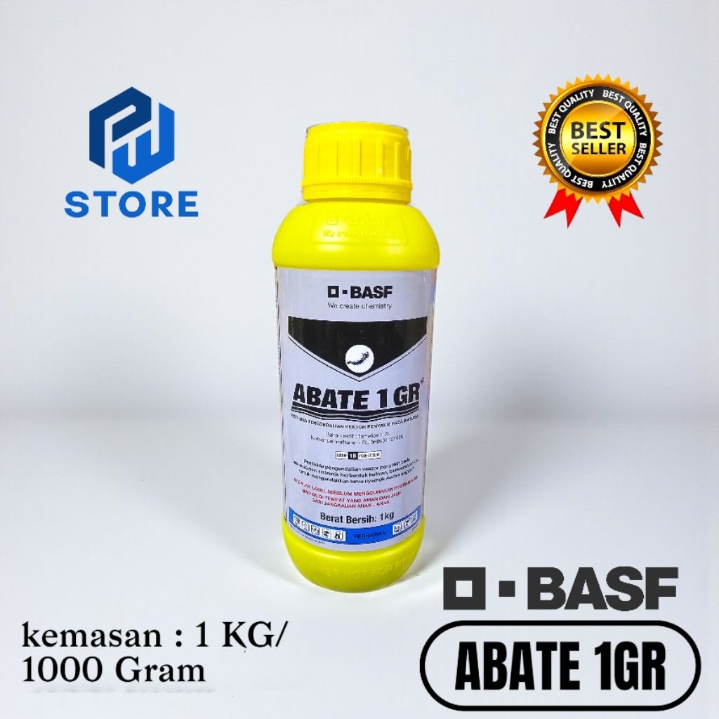 Jual ABATE 1GR OBAT BASMI JENTIK NYAMUK ORIGINAL 1KG BASF | Shopee ...