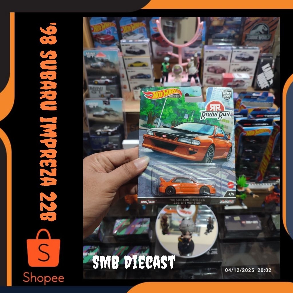 Jual HOT WHEELS '98 SUBARU IMPREZA 22B-STI VERSION RONIN RUN (PREMIUM ...