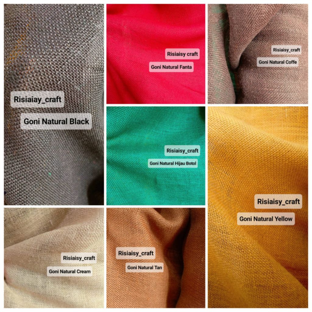 Jual Goni Natural Warna Serat Alami - Non-Laminasi | Shopee Indonesia