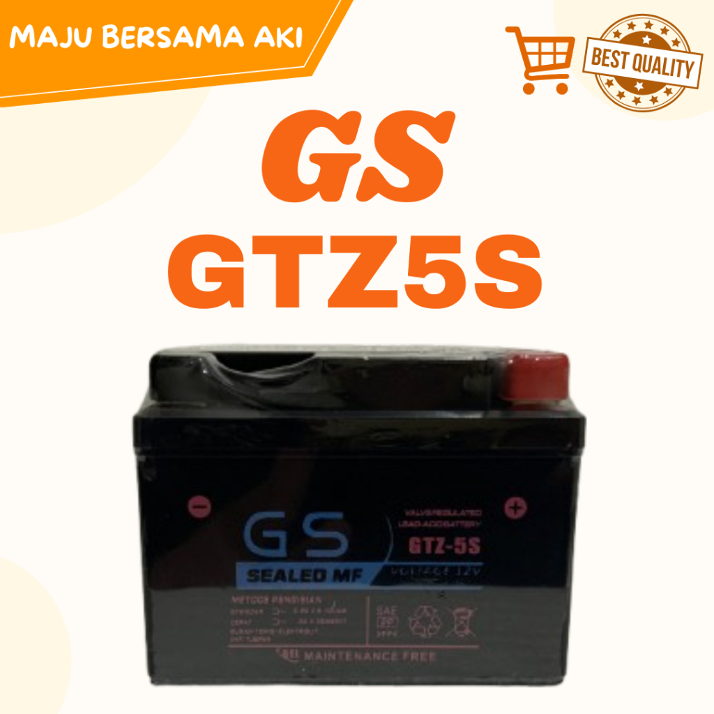 Jual Aki Motor Honda Beat F1 CW GS GTZ5S Accu Kering | Shopee Indonesia