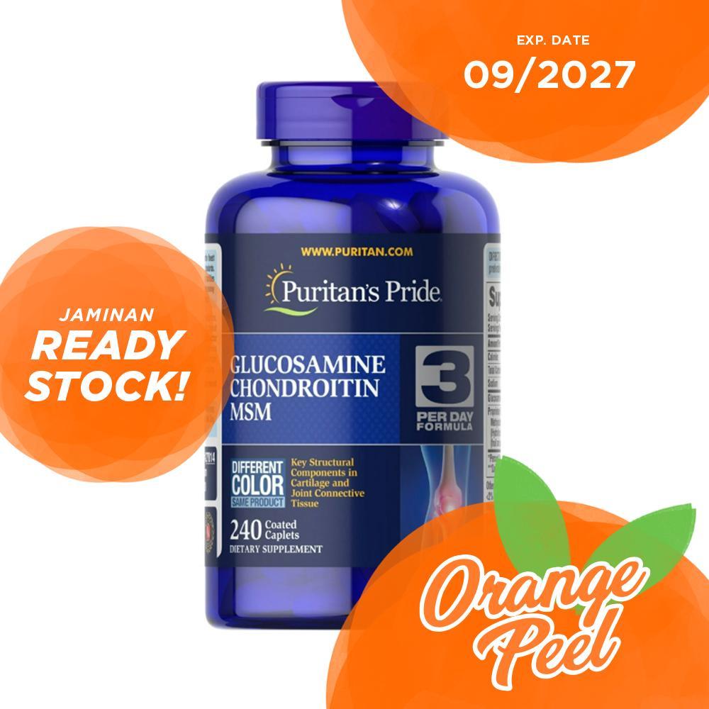Jual Puritan Pride Double Strength Glucosamine Chondroitin MSM Joint ...