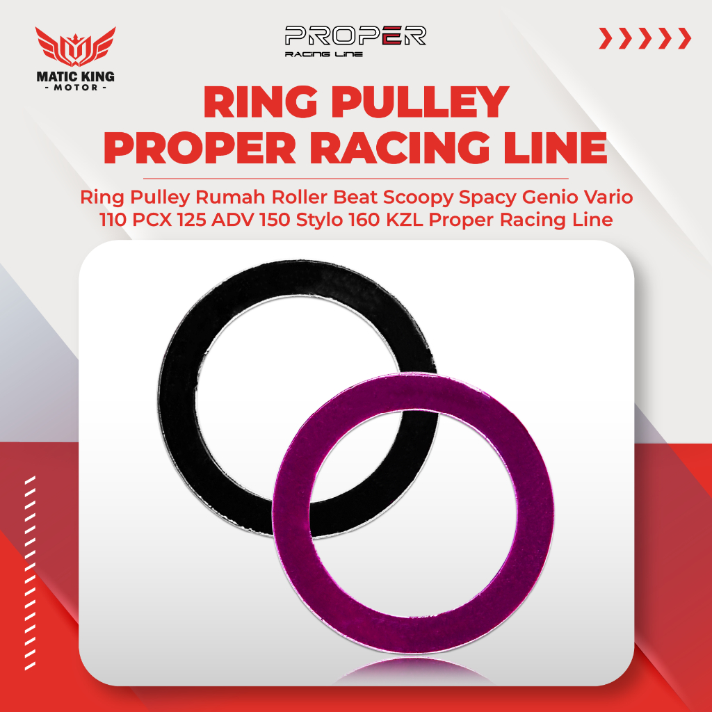 Jual PROPER Ring Pulley Puli Rumah Roller Magic Washer Beat Vario ...