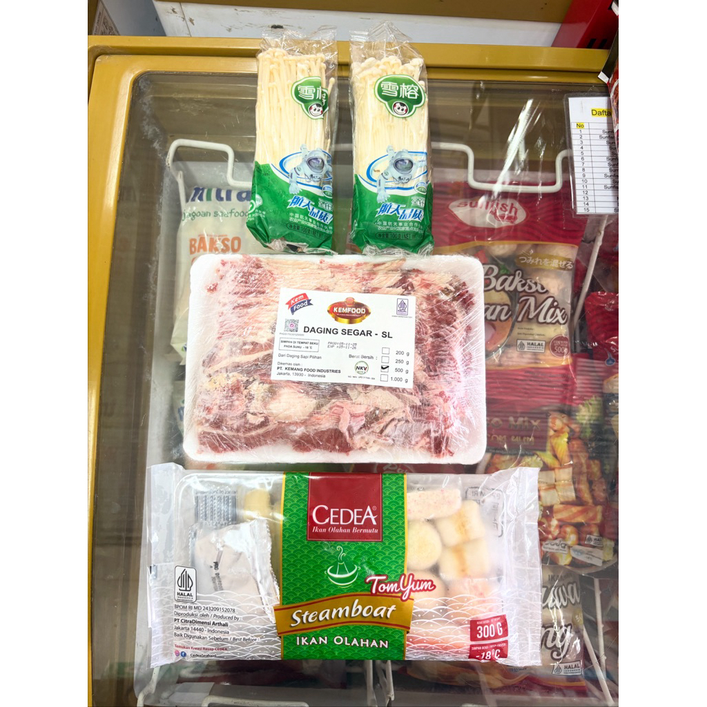 Jual Paket Daging Suki Mix Steamboat 4 pcs | Shopee Indonesia