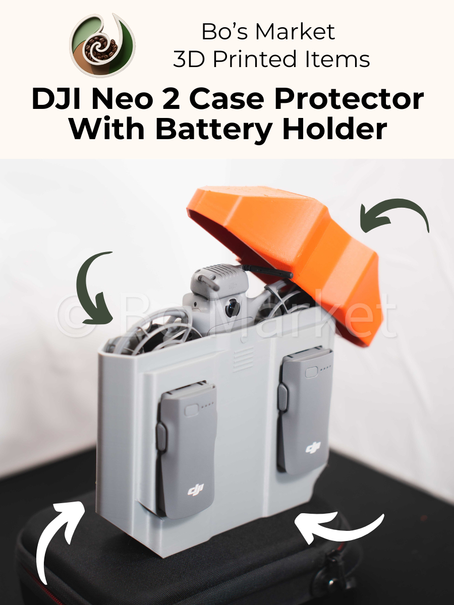 Jual DJI Neo 2 Case With Battery Holder | Casing DJI Neo 2 | Custom ...