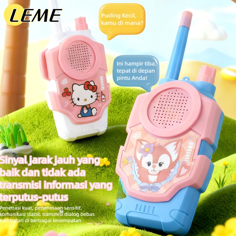 Jual LEME Walkie Talkie Nirkabel Anak Jarak Jauh 15 Meter Outdoor ...
