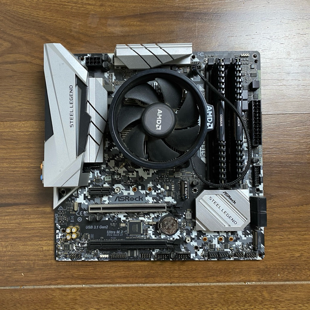 Jual Mobo Asrock B450m steel legend | Shopee Indonesia