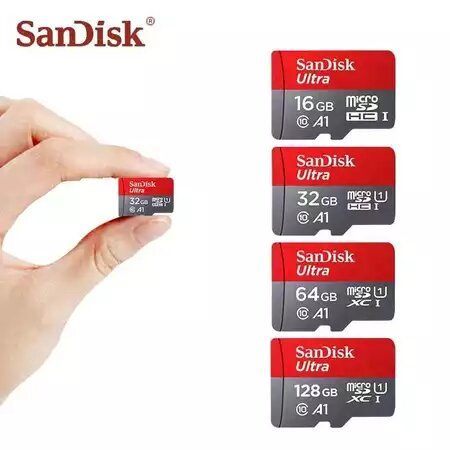 Jual SanDisk Ultra 16GB/32GB/64GB/128GB/256GB MicroSDHC MicroSDXC UHS-I ...