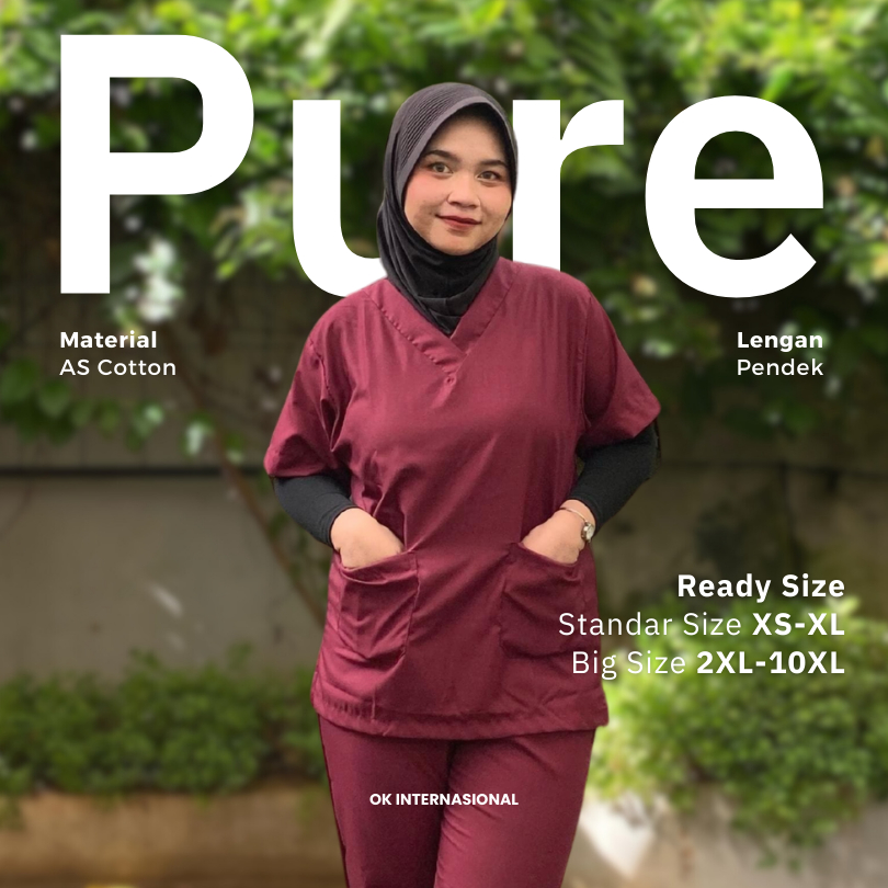Jual (Pure AS Cotton - Lengan Pendek) Setelan Baju Celana Jaga Ok Oka ...