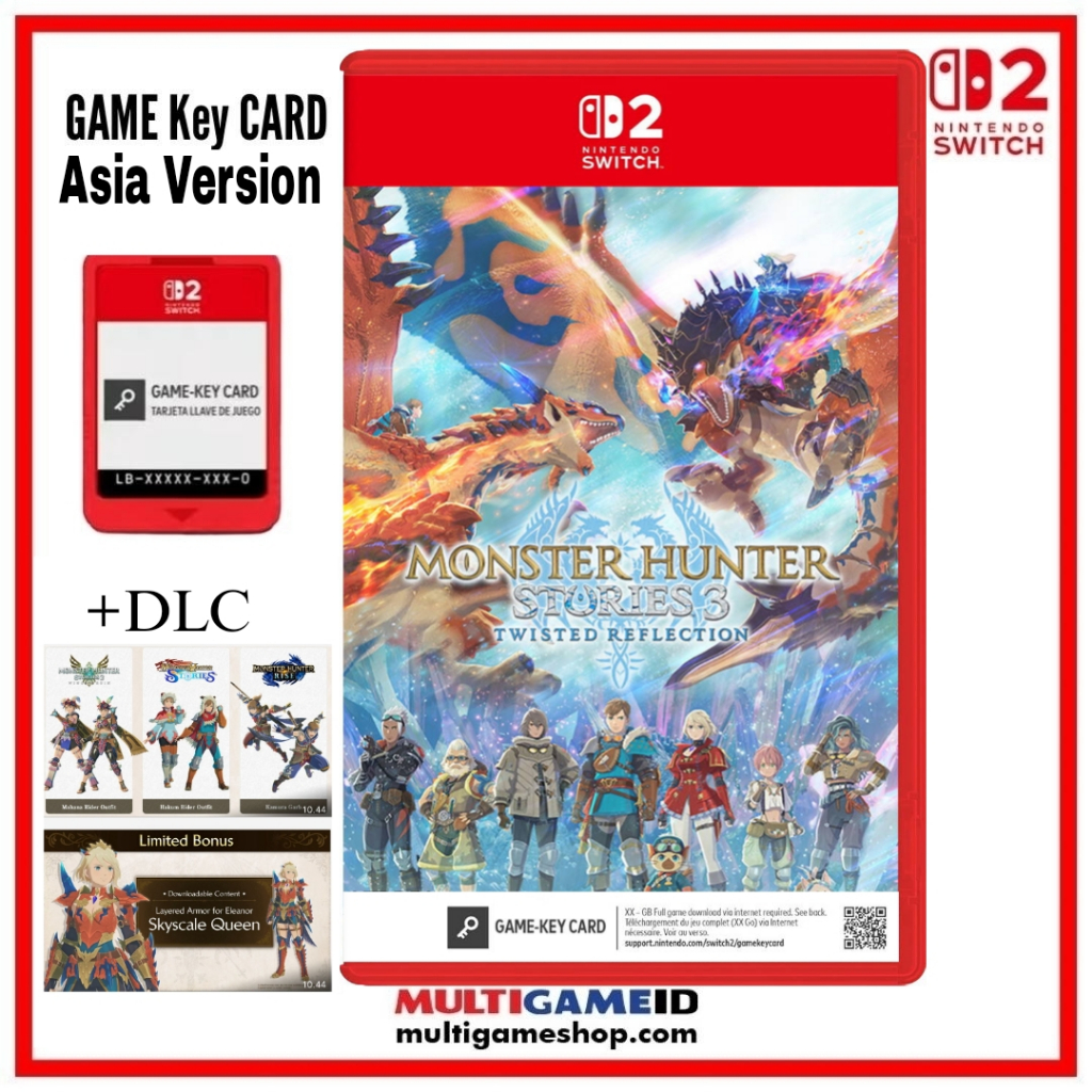 Jual Switch 2 Monster Hunter Stories 3 Twisted Reflection (Game Key ...