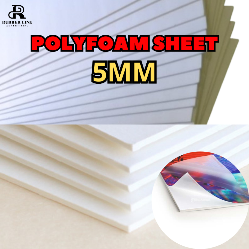 Jual Polyfoam Sheet 3 mm Lembaran cocok untuk tempel stiker periklanan ...