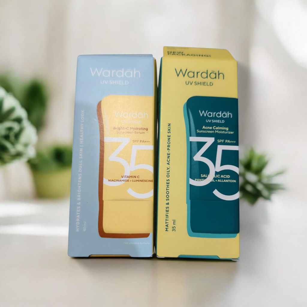 Jual Wardah UV shield sunscreen Spf 35++ 40ml | Shopee Indonesia