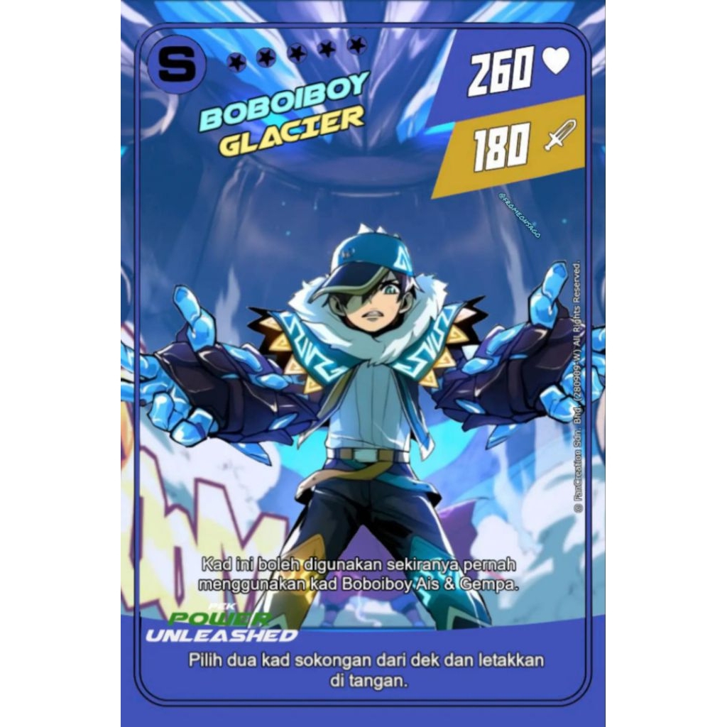 Jual KARTU FANMADE | BOBOIBOY (buatan sendiri) | Shopee Indonesia