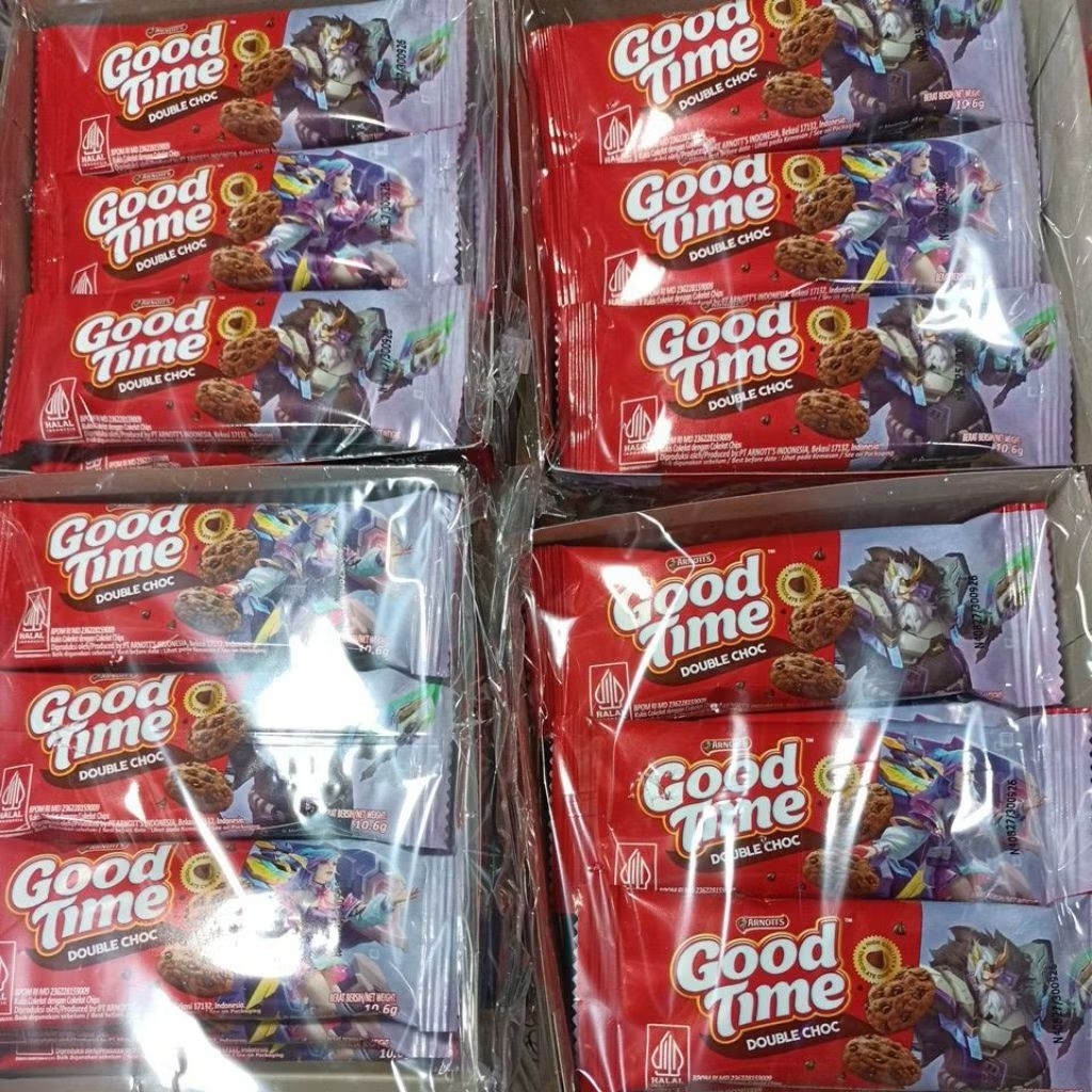 Jual Good Time 1000 an Double Choc 1 Box isi 12pcs | Shopee Indonesia