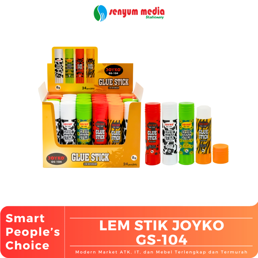 Jual Lem Stik Joyko/Lem Stik Ramah Anak GS-104 ( 1 Pak ) (S:PAK ...