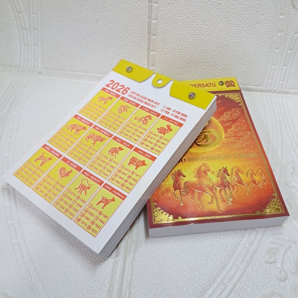 Jual KALENDER HARIAN SOBEK SEDANG KERTAS TIPIS 2026 [ AK ] | Shopee ...