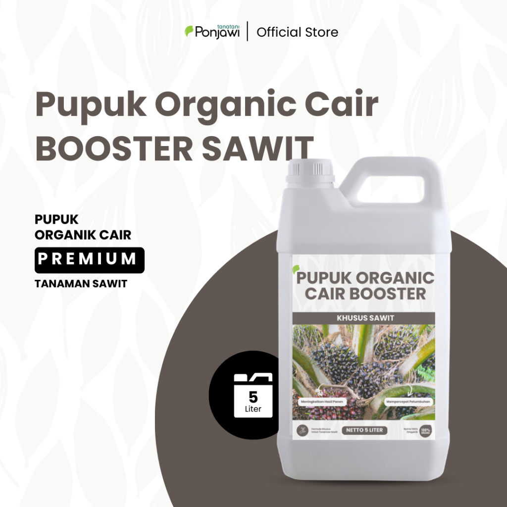 Jual PUPUK ORGANIC CAIR POC BOOSTER SAWIT 5 LITER - Pupuk Organik Cair ...