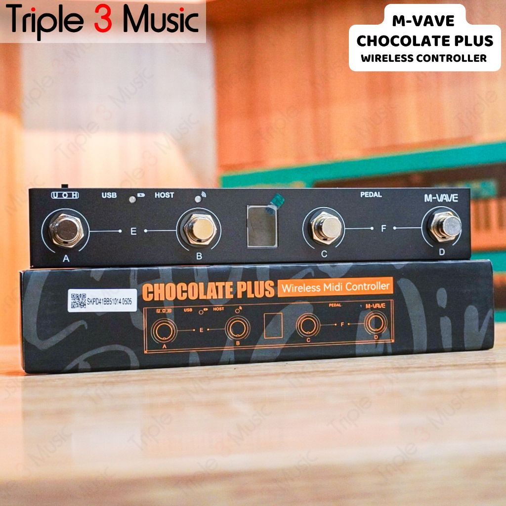 Jual M-vave Chocolate Plus bluetooth MIDI foot Controller switch | Shopee Indonesia