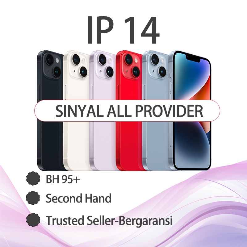 Jual IP 14 256GB/128GB SECOND FULLSET MULUS GOOD CONDITIONS BH 95+ LIKE ...