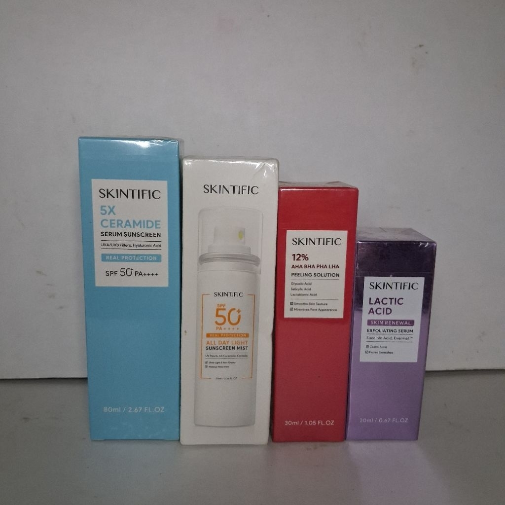 Jual SKINTIFIC | SUNSCREEN CERAMIDE SPRAY LACTIC ACID PEELING SOLUTION ...