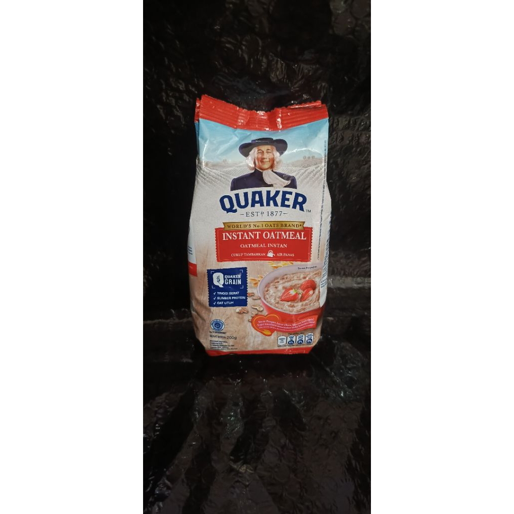 Jual QUAKER INSTANT OATMEAL (REFF) MERAH PCK 200g | Shopee Indonesia