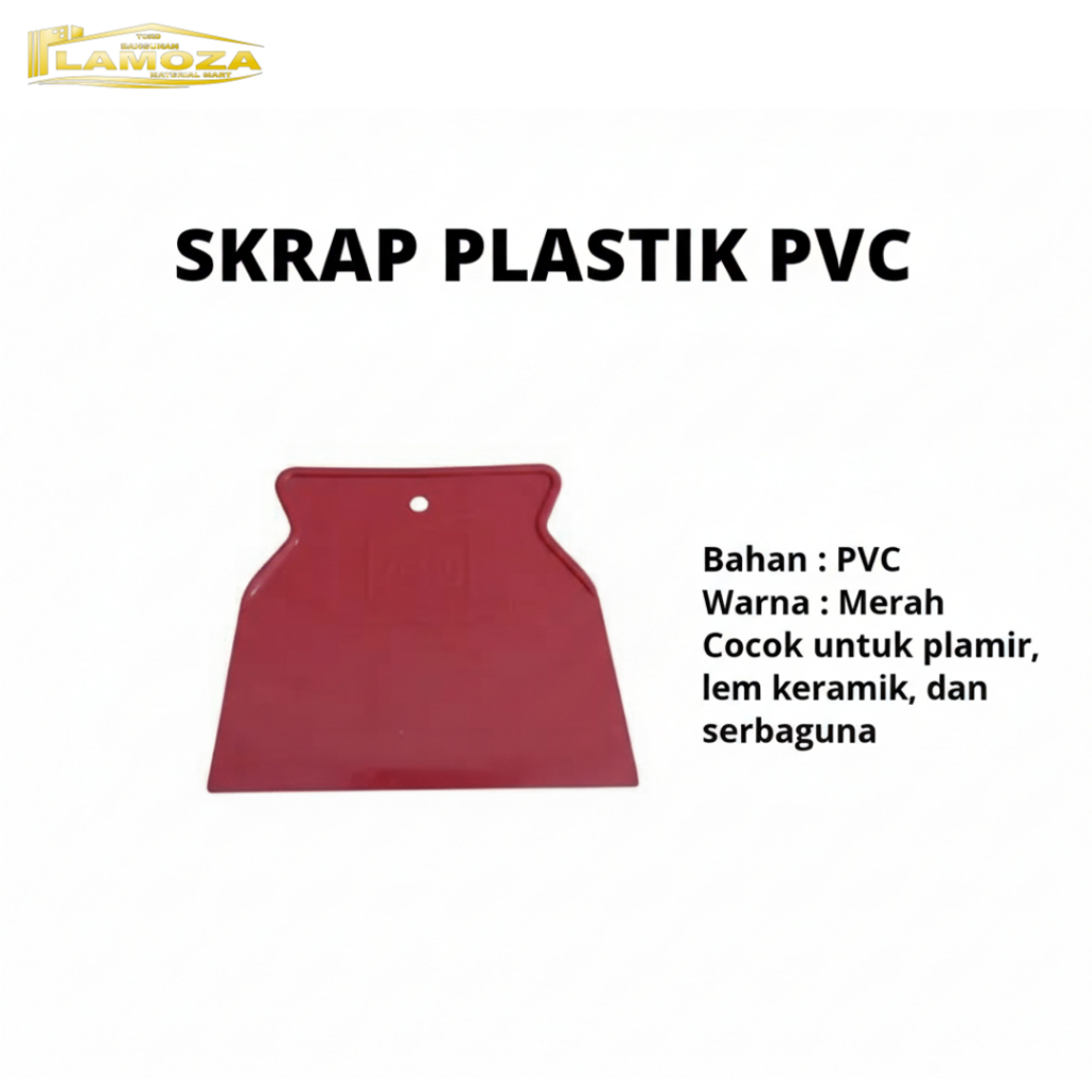 Jual Kape Plastik PVC Merah 5' – Skrap Dempul Plafon & Tembok | Shopee ...