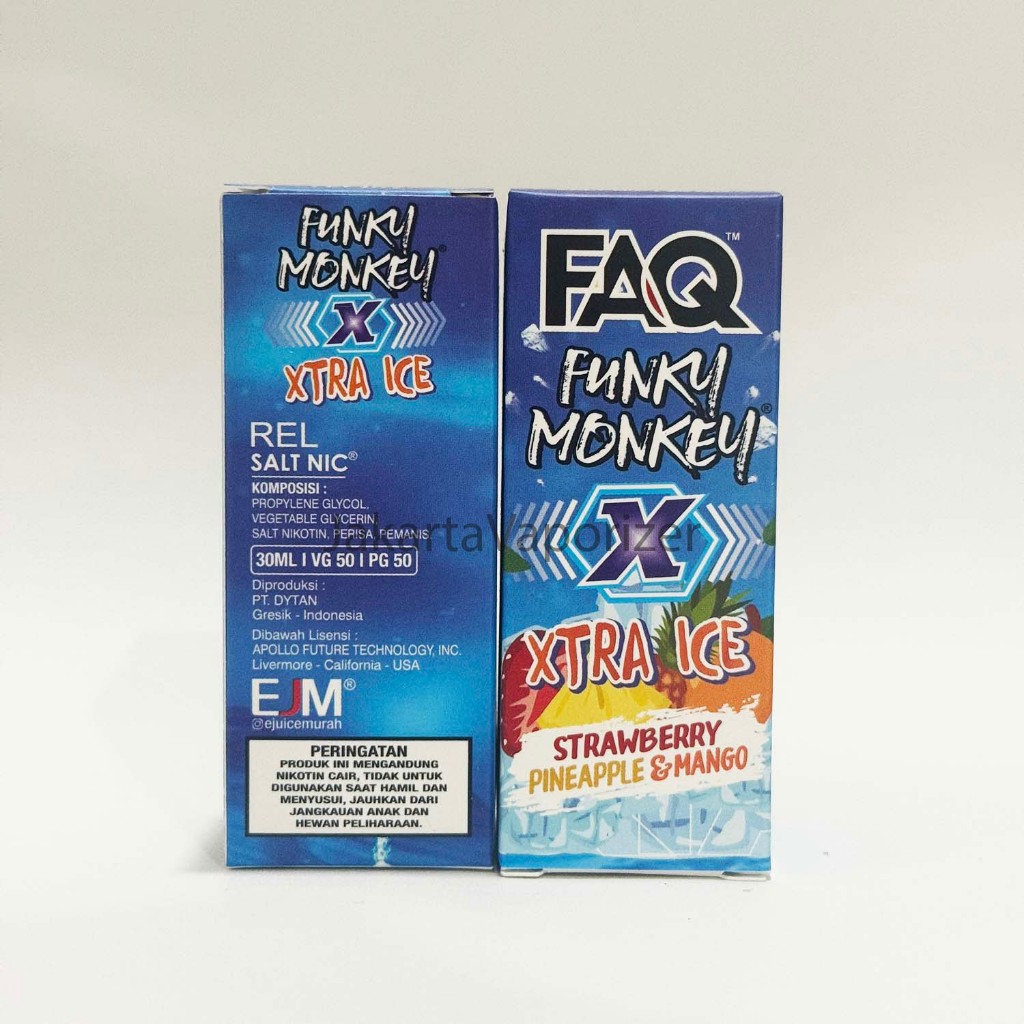 Jual [SALT X ICE] FAQ FUNKY MONKEY X ICE 30ML 35MG SALTNIC BY EJM ...
