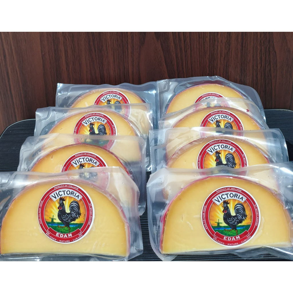 Jual Keju Edam Victoria 300gr Import Holland Kemasan pabrik | Shopee ...