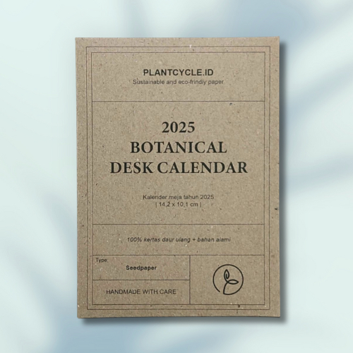 Jual Botanical Desk Calender 2026 - Recycle Paper - Kalender Kertas ...