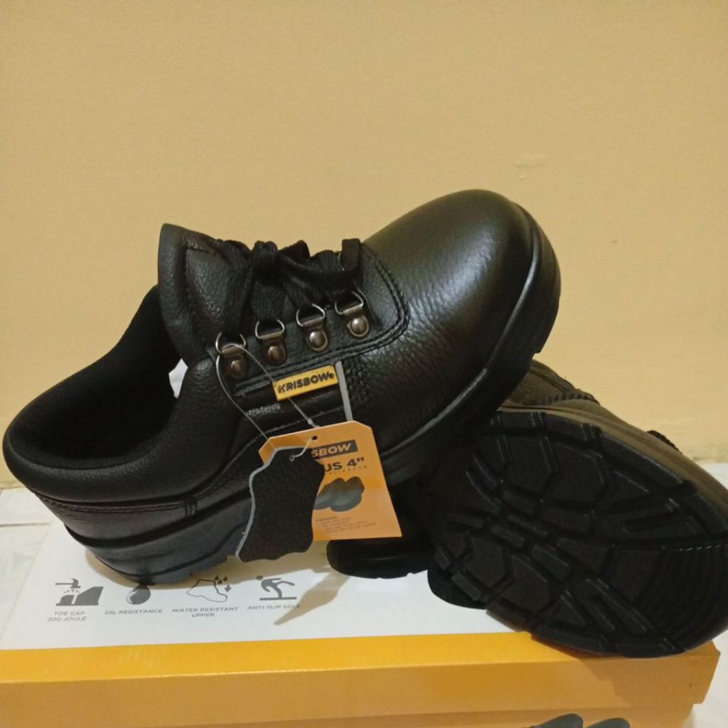 Jual ORI sepatu safety krisbow argus 39 4inc | Shopee Indonesia