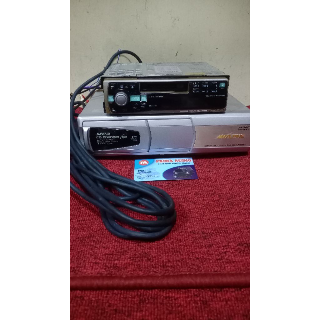 Jual Head unit Alpine Ai-NET TDA-7563E + CD changer CHA S634 | Shopee ...