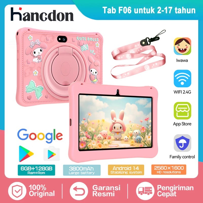Jual Termurah !!! Tablet PC Galaxy Tablet Anak F06 Android 6GB+128GB 7. ...