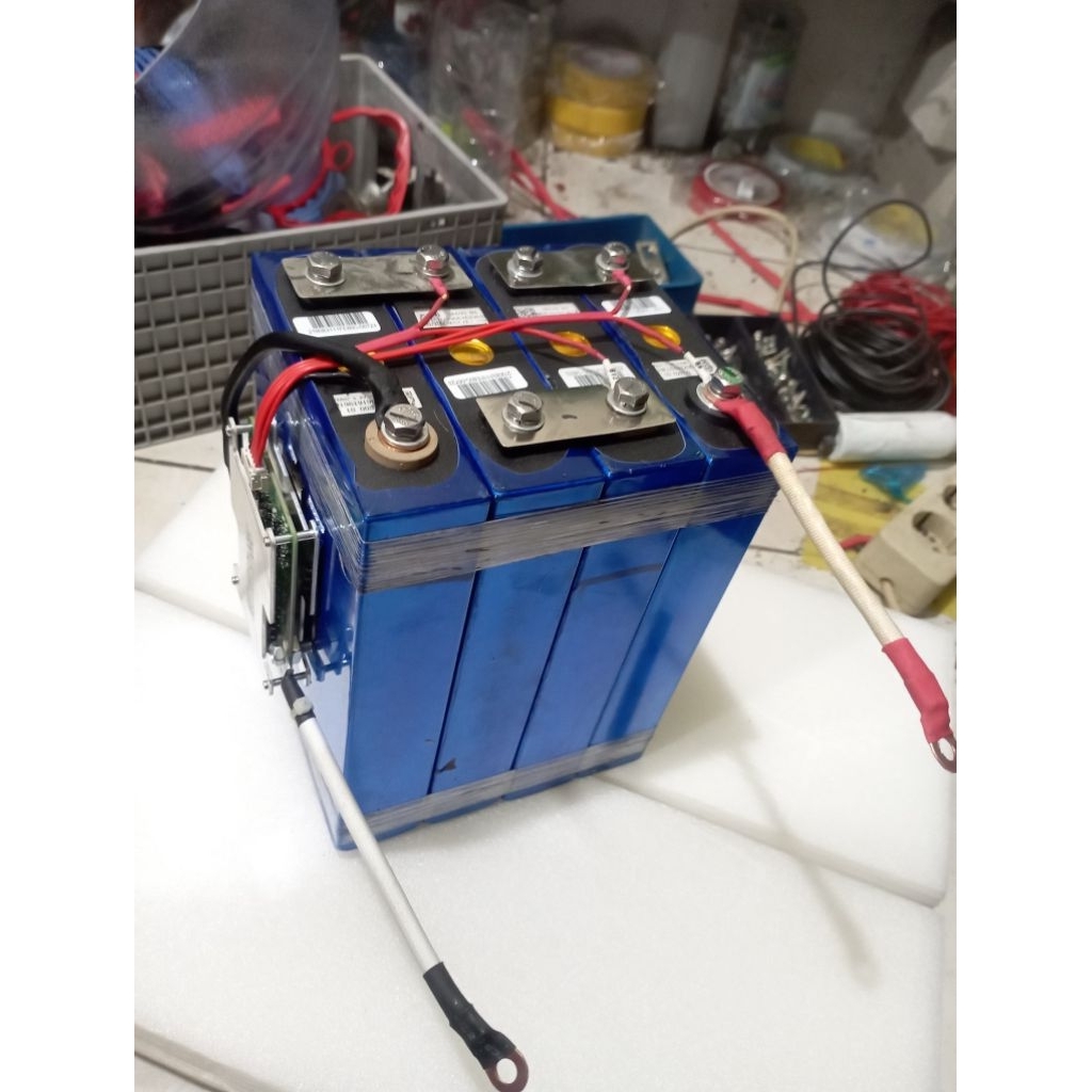 Jual lifepo4 12V 80ah cell prismatik baut plus bms | Shopee Indonesia