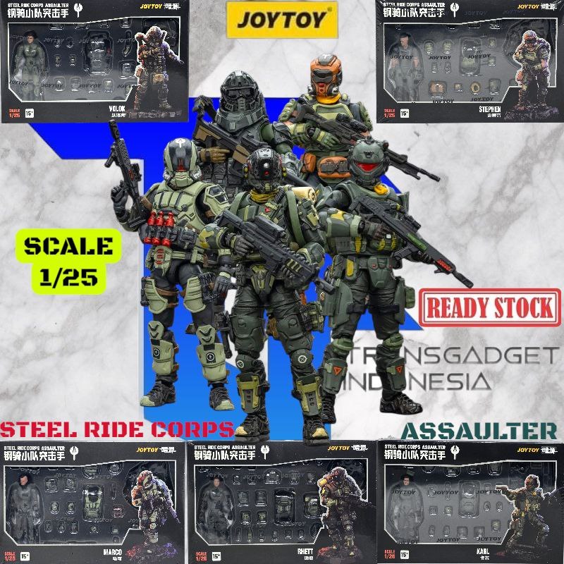 Jual JOYTOY Military 1/25 Dark Source Steel Ride Corps Assaulter ...