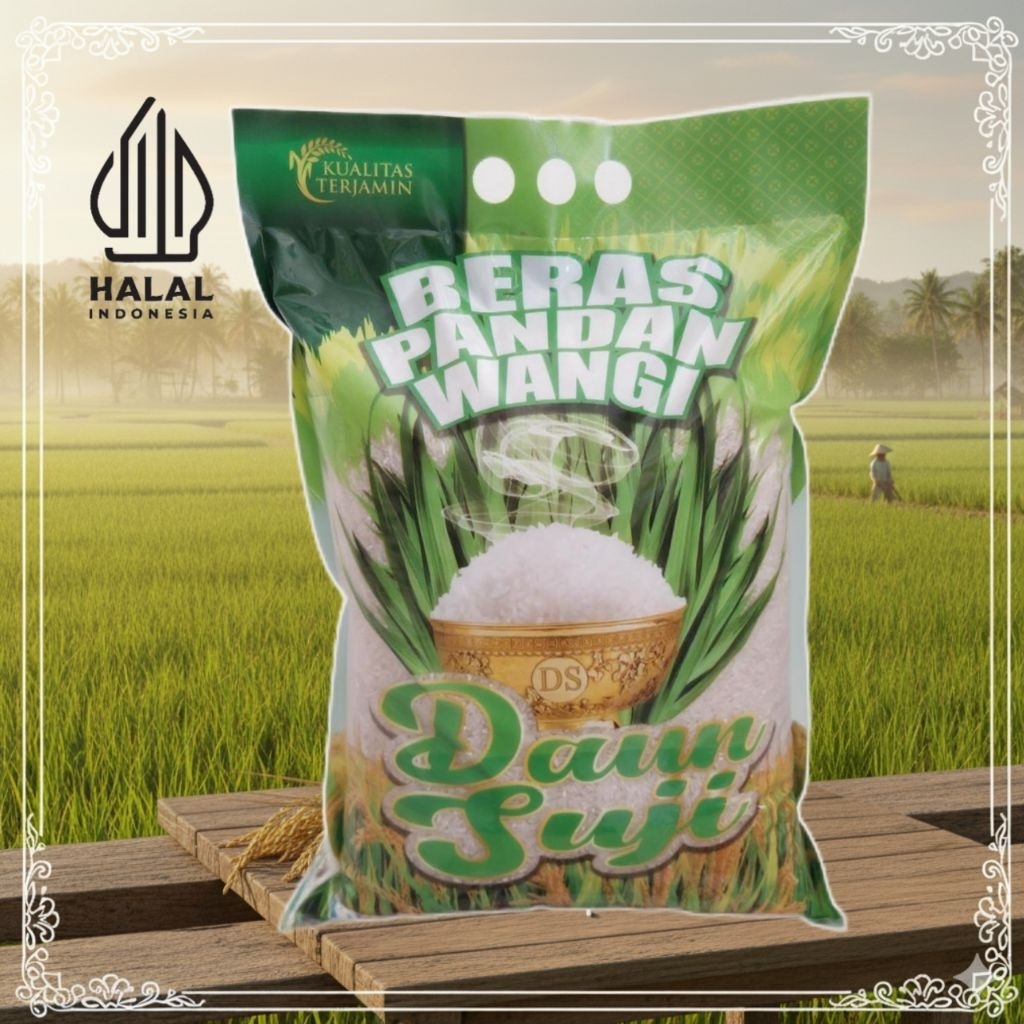 Jual Beras Cap Daun Suji 5kg | Shopee Indonesia