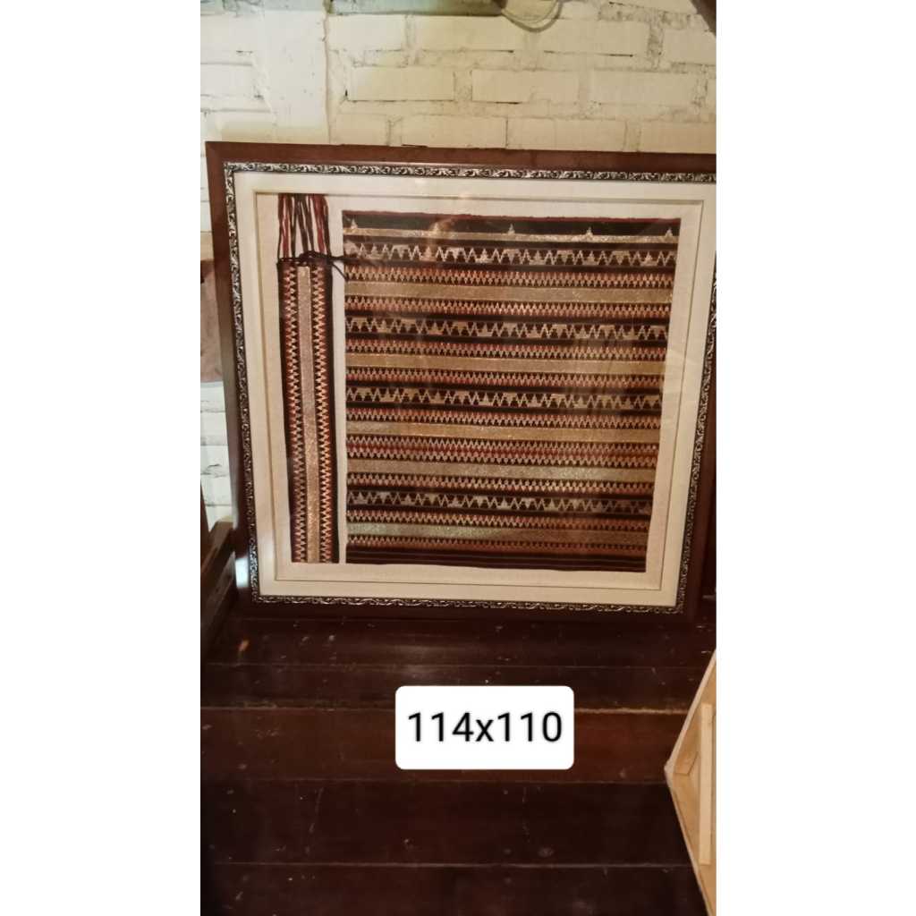 Jual HIASAN DINDING - KAIN SONGKET & SELENDANG BENANG EMAS ANTIK KHAS ...
