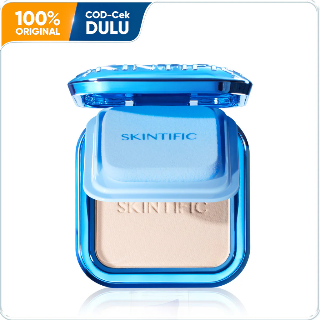 Jual SKINTIFIC Ultra Cover Powder Foundation 9g – Full Coverage, Halus ...