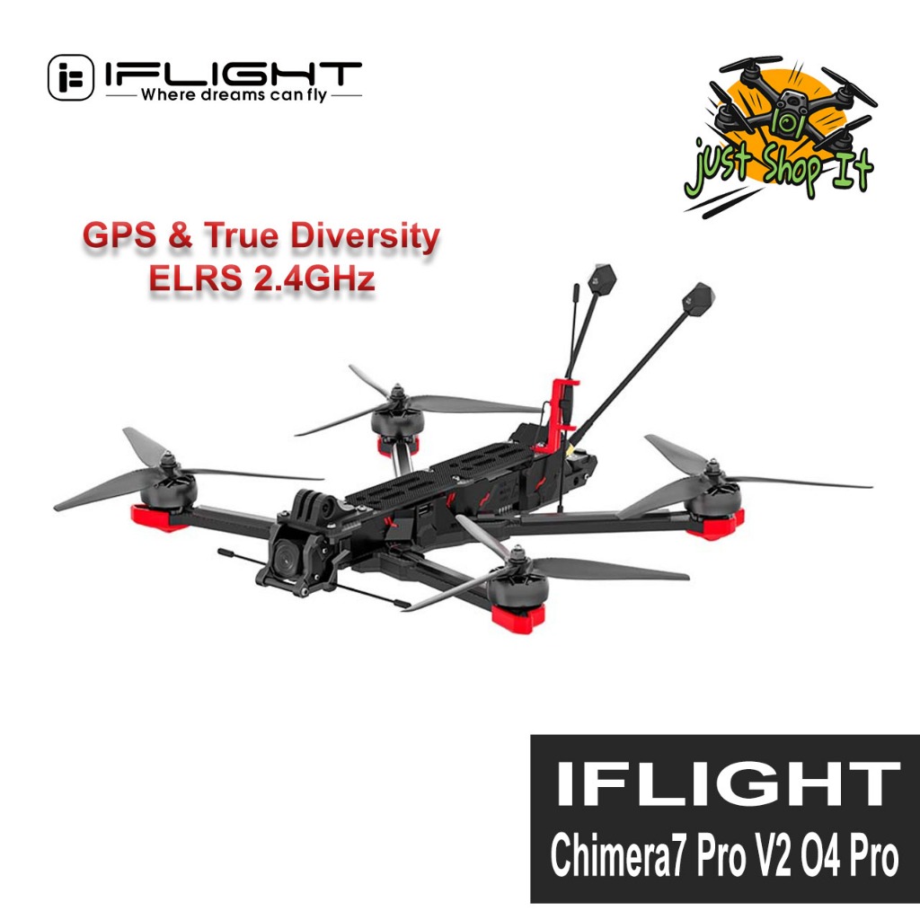 Jual IFlight Chimera7 Pro V2 DJI O4 Pro 6S GPS 7 Inch Long Range FPV ...