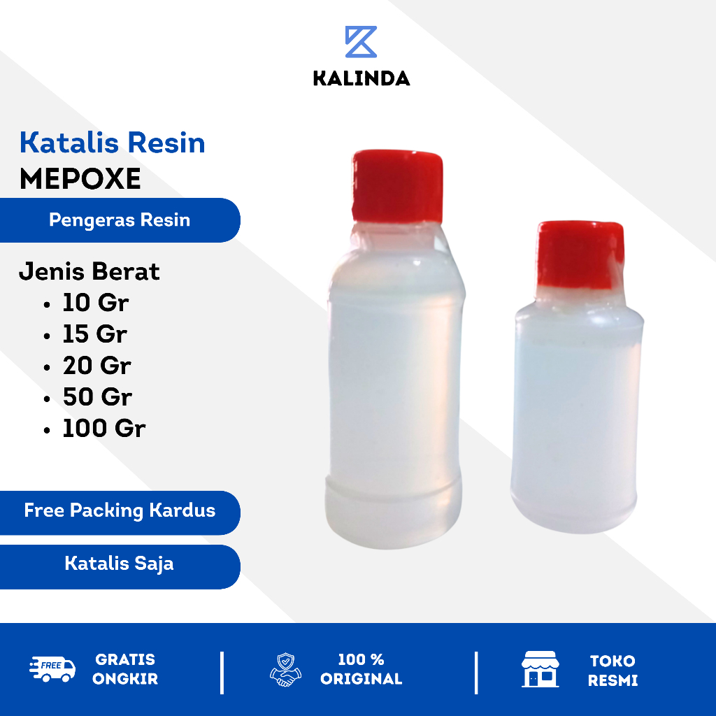 Jual Cairan Katalis MEPOXE untuk pengeras Berbagai jenis Resin | Shopee ...