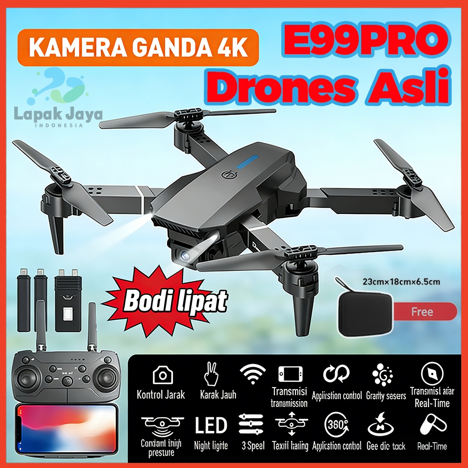 Jual E99 Pro Drone/E88 Pro Drone Anti Tabrak Drone Mini Dengan Kamera ...