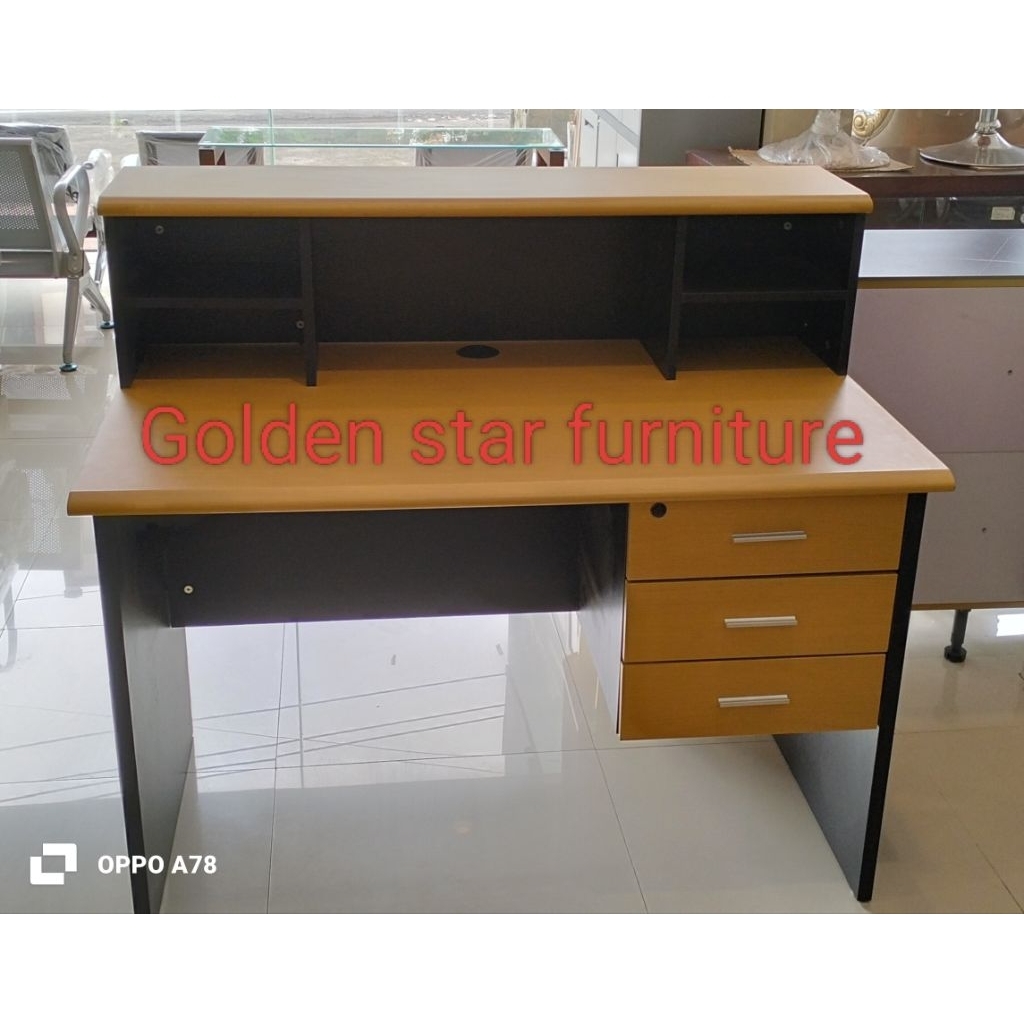 Jual Meja Counter Kasir / Meja Resepsionis PVC UK 120 x 80 / Meja ...