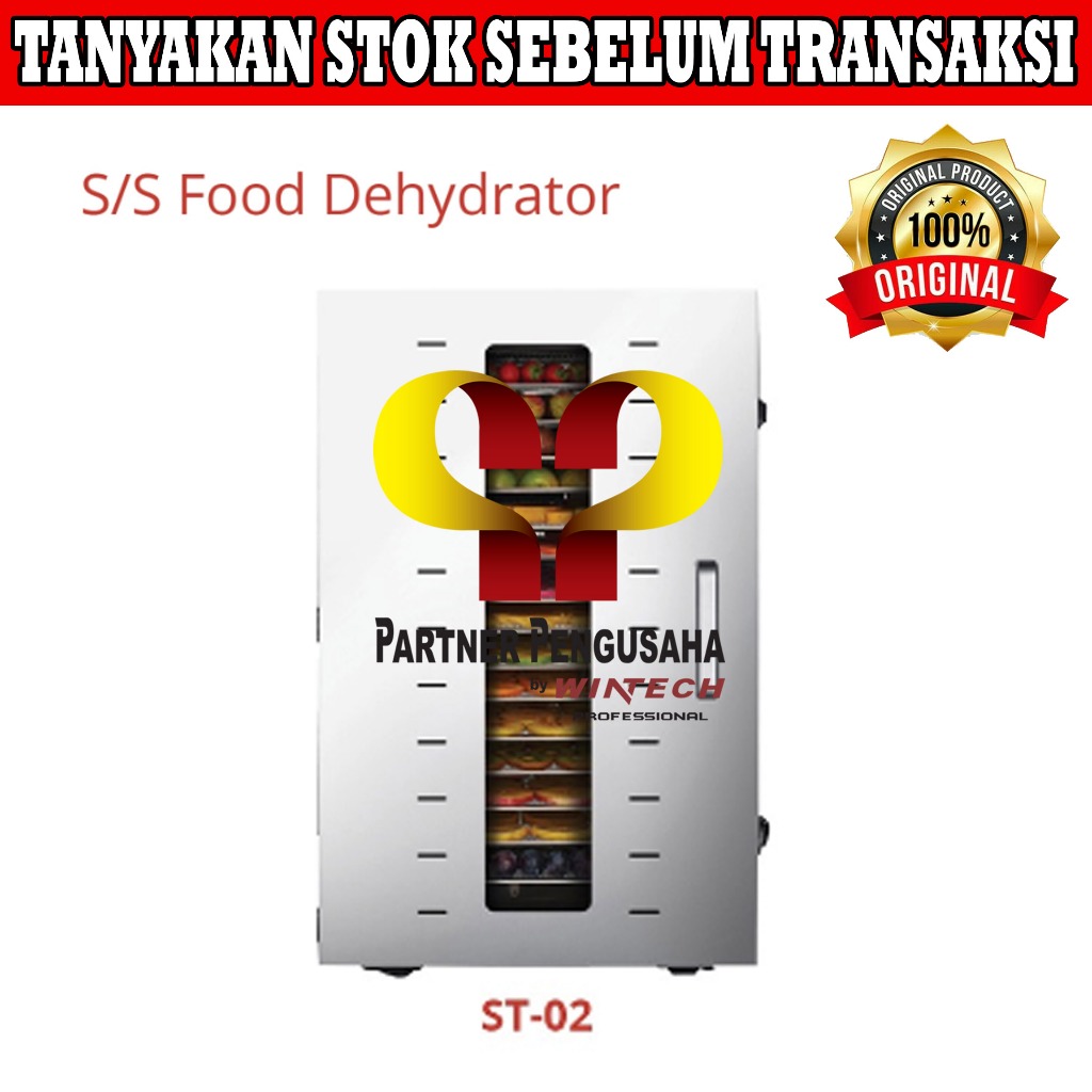 Jual Getra ST-02 Stainless Steel Food Dehydrator / Mesin Pengering ...