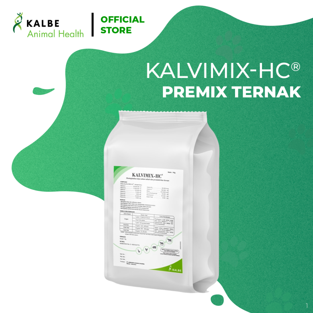 Jual KALBE KALVIMIX-HC PREMIX TERNAK - Multivitamin WSP Konsentrasi ...