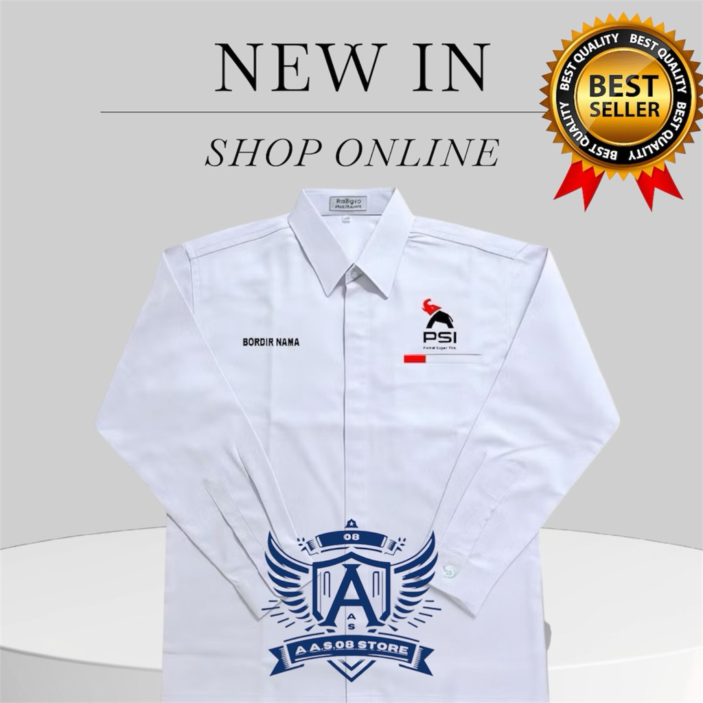 Jual kemeja psi terbaru free nama k1 seragam pdh psi putih lengan ...