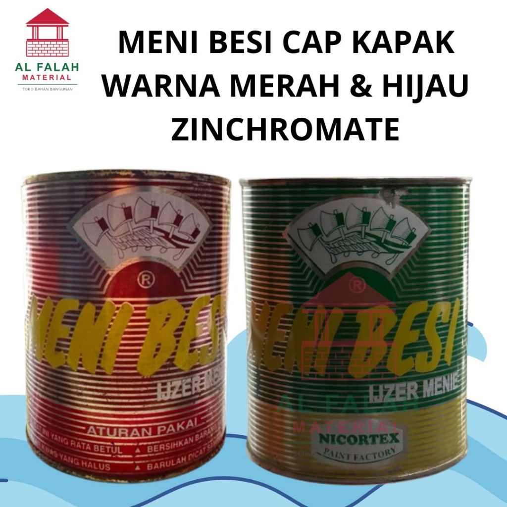 Jual Meni Besi Cap Kapak | Cat/Pelapis dasar untuk besi warna merah dan ...