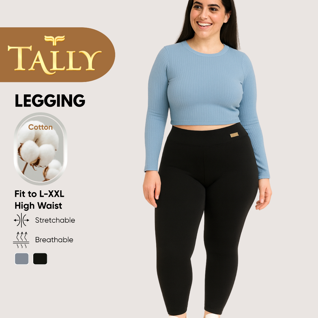 Jual TALLY Sarwendah Leg 8874 Legging Wanita Bahan Katun Fit to L - XL ...