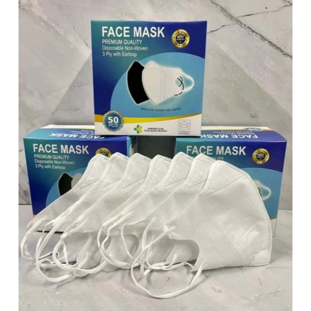 Jual COD Masker Duckbill 3Ply Anti Debu 1 Box Isi 50 Pcs | Shopee Indonesia