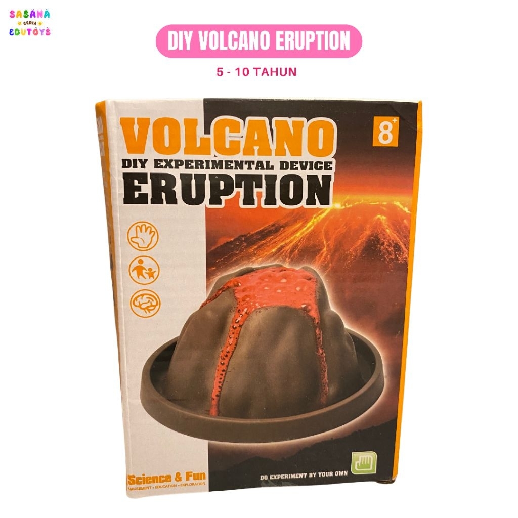 Jual SASANAEDUTOYS DIY Volcano Eruption – Kit Eksperimen Sains Gunung ...